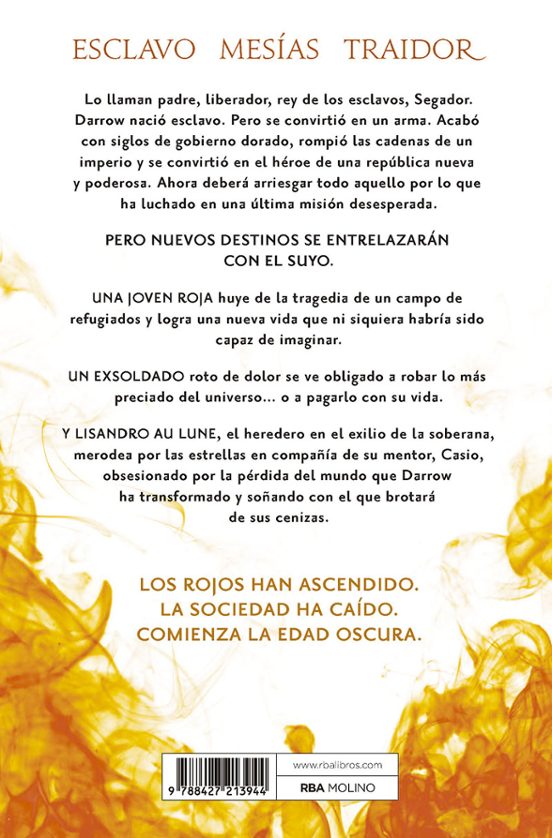 ORO Y CENIZA 4 AMANECER ROJO | PIERCE BROWN | Casa del Libro
