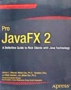 PRO JAVAFX 2 | | SPRINGER A PR TRADE | Casa del Libro