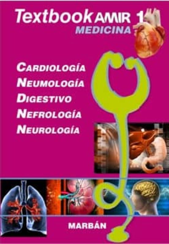 TEXTBOOK AMIR MEDICINA 1: CARDIOLOGIA, NEUMOLOGIA, DIGESTIVO ...