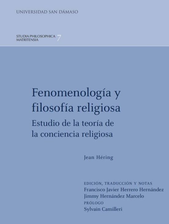FENOMENOLOGIA Y FILOSOFIA RELIGIOSA: ESTUDIO DE LA TEORIA DE LA ... FENOMENOLOGIA Y FILOSOFIA RELIGIOSA: ESTUDIO DE LA TEORIA DE LA ...
