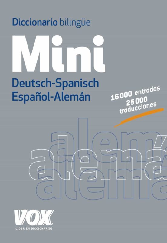 DICCIONARIO MINI ESPAÑOL-ALEMAN / DEUTSCH-SPANISCH (4ª ED.) de VV.AA ...